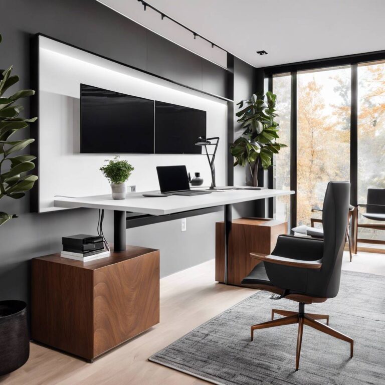 Revolutionize Your Home Office: Standing Desk & TV Lift